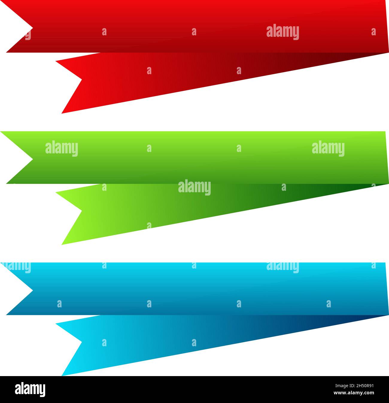 Banner, ribbon horizontal shape, design element - stock vector ...