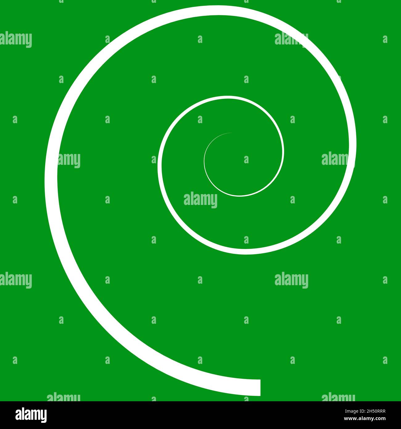 Spiral, swirl, twirl element. Bine, tendril shapes. Curly, curvy and ...