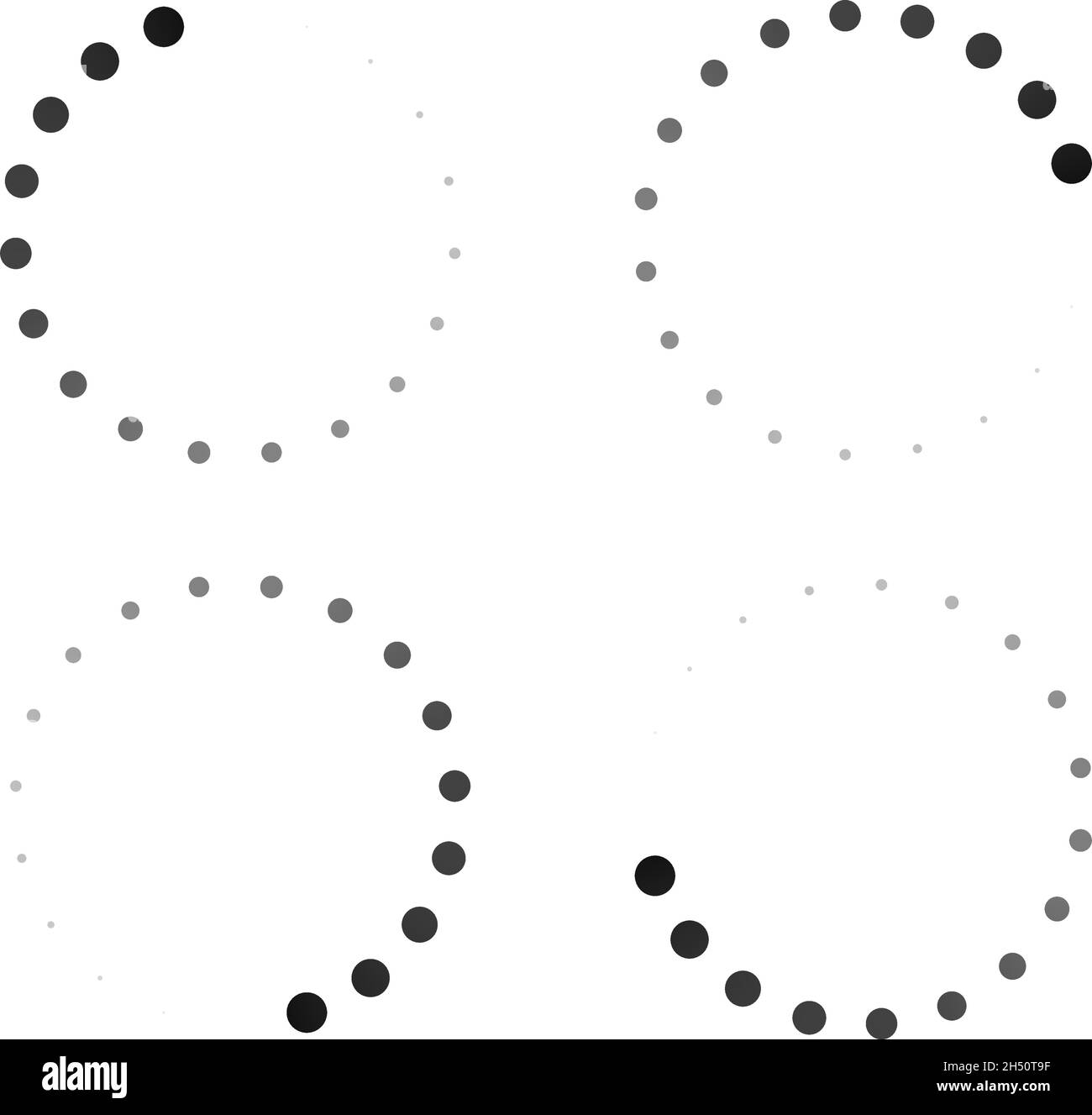 Progress, steps, phases indicator. Preloader, buffer shape. Circle ...