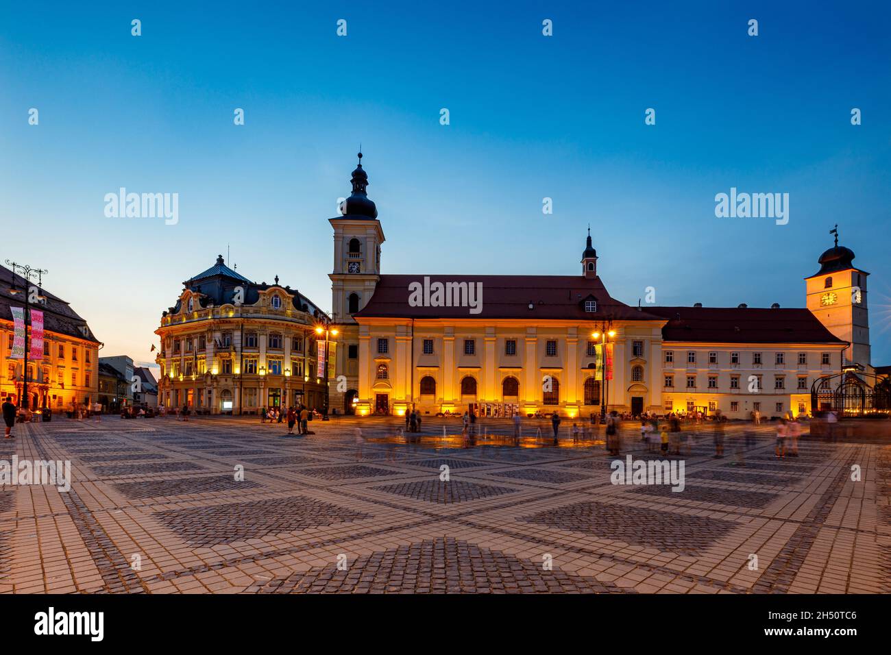 The city of Sibiu in Romania Stock Photo - Alamy