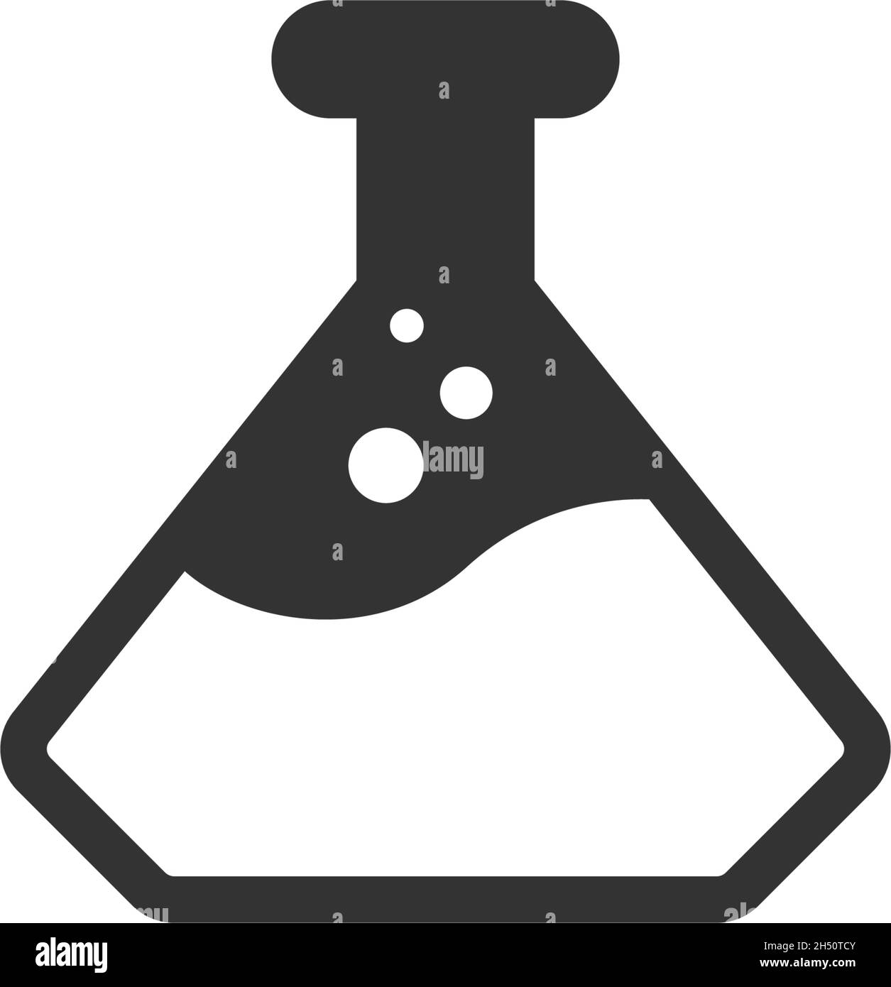 Science bottle lab logo icon design template vector Stock Vector Image ...