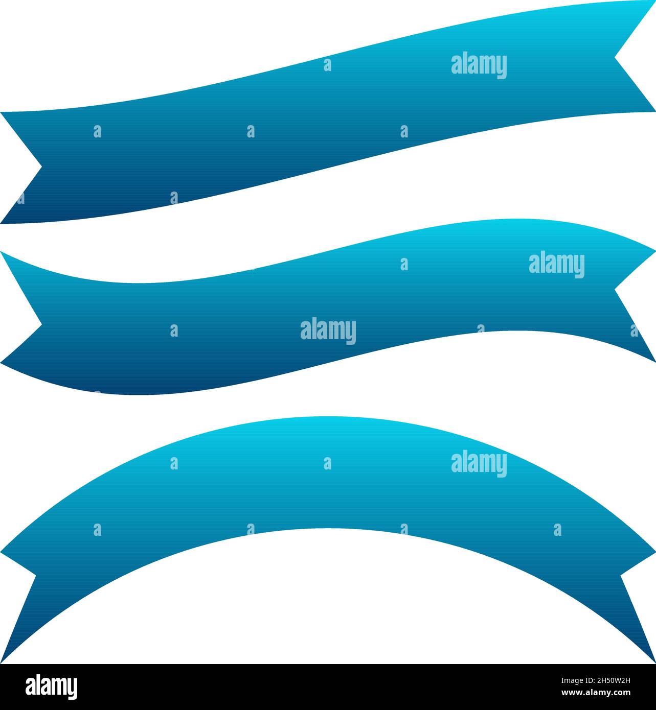 Banner, ribbon horizontal shape, design element - stock vector ...
