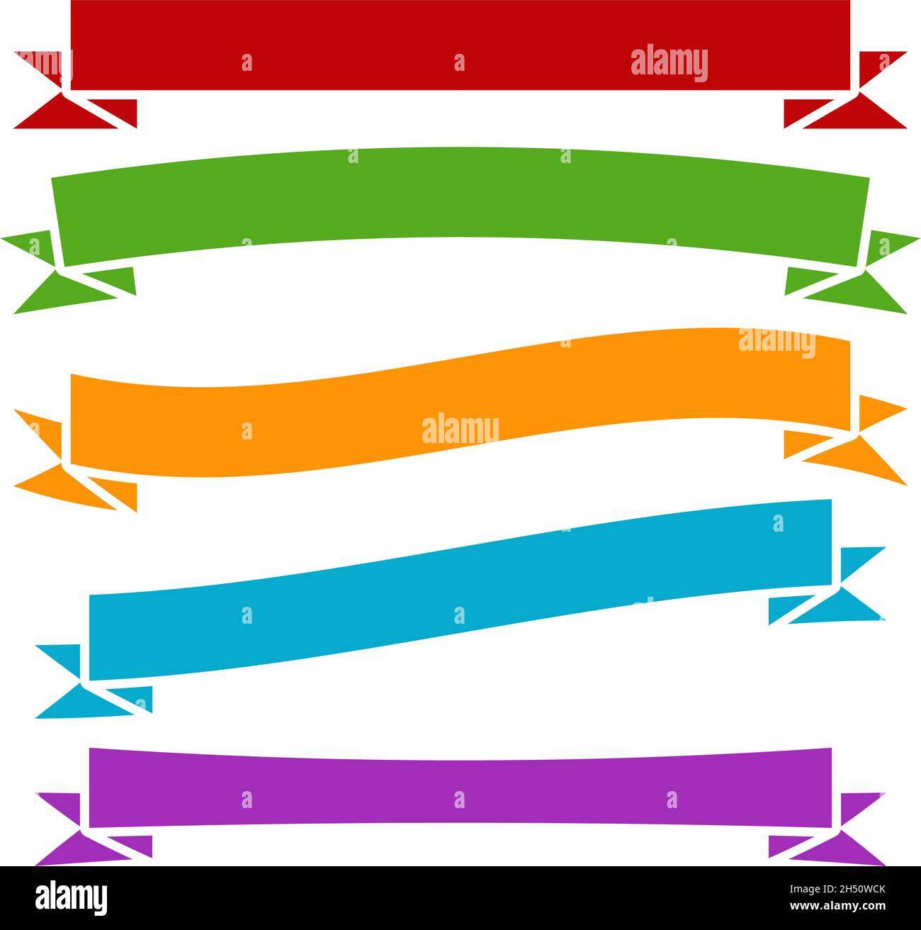 Vertical Ribbon Banner Clipart