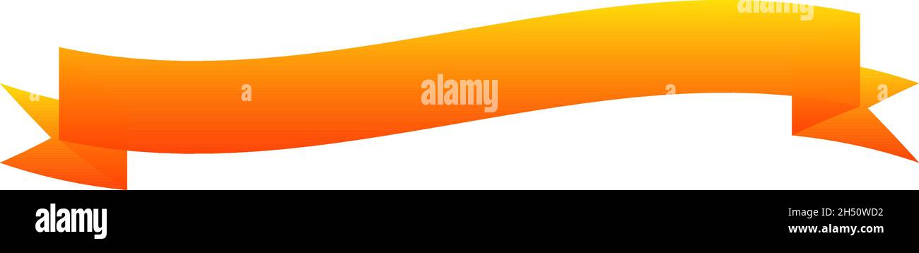 Banner, ribbon horizontal shape, design element - stock vector ...