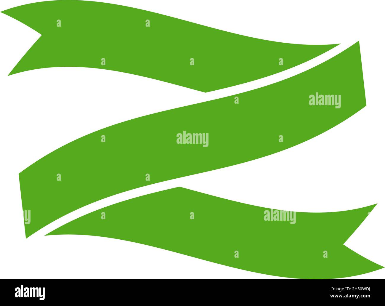 Banner, ribbon horizontal shape, design element - stock vector ...