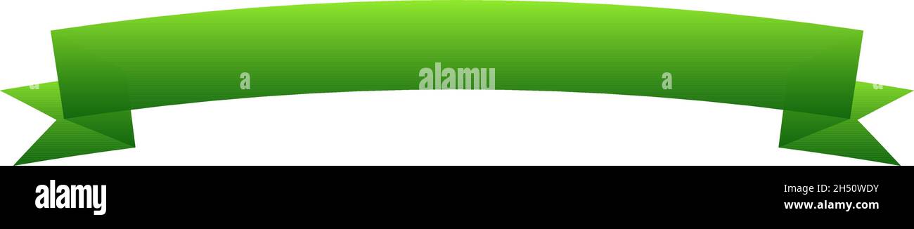 Banner, ribbon horizontal shape, design element - stock vector ...