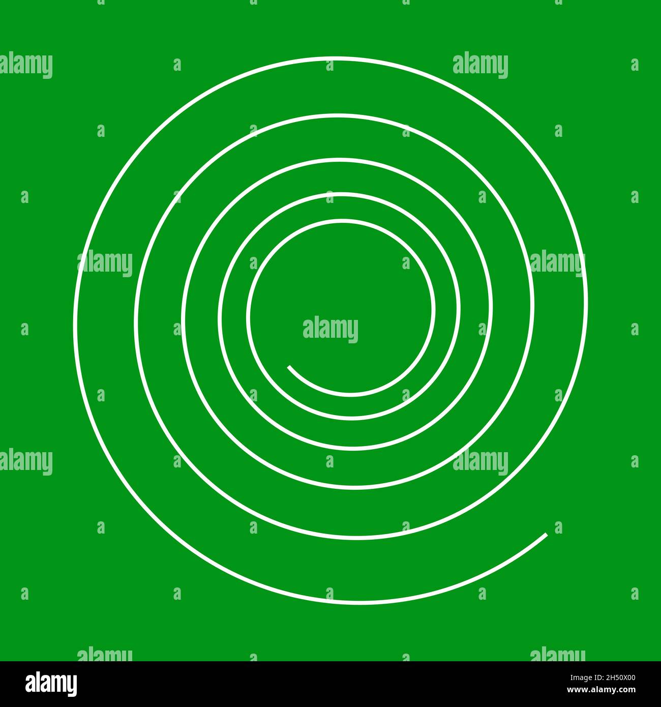 Spiral, swirl, twirl element. Bine, tendril shapes. Curly, curvy and ...