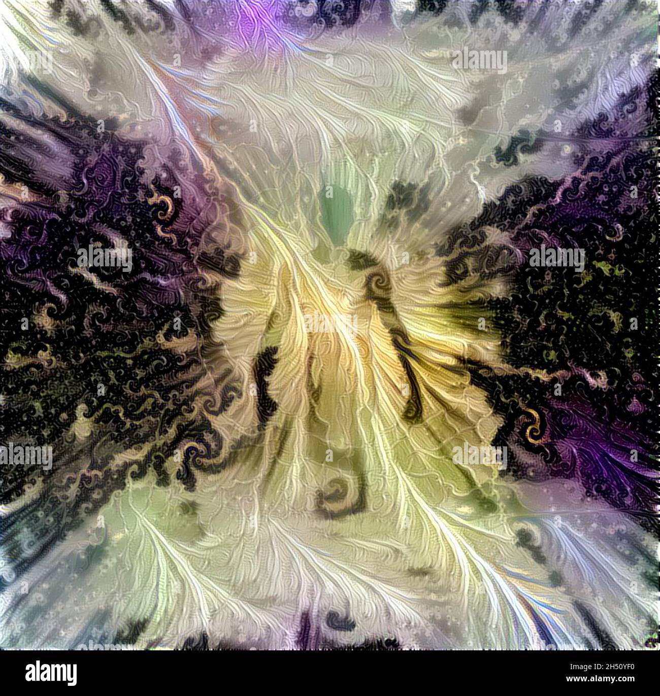 Spiritual abstract art. 3D rendering Stock Photo - Alamy