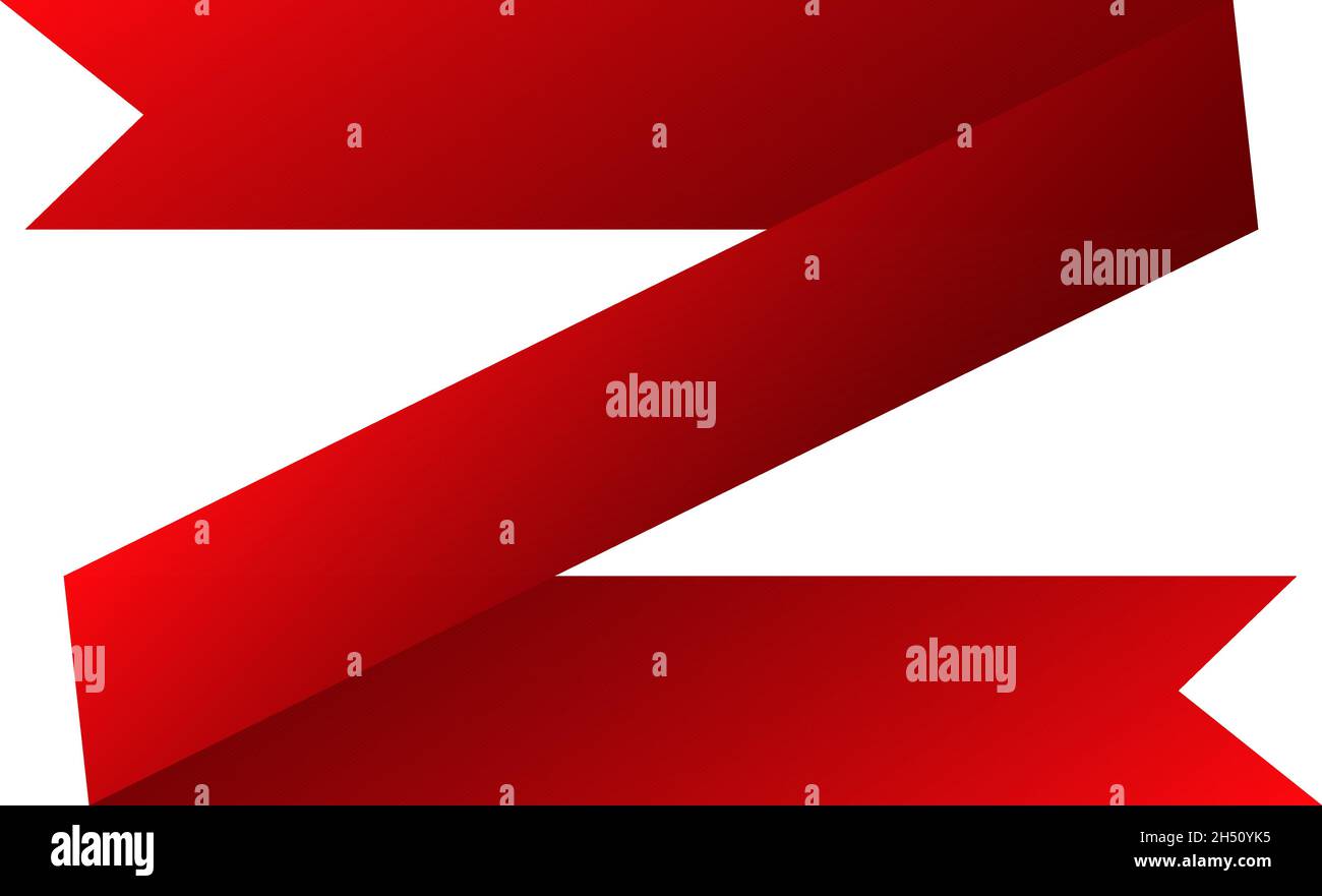 Banner, ribbon horizontal shape, design element - stock vector ...