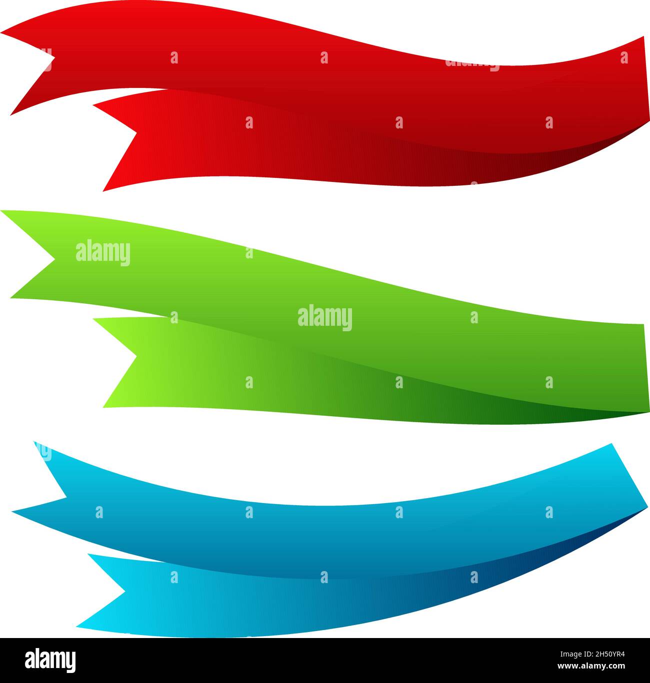 Banner, ribbon horizontal shape, design element - stock vector ...