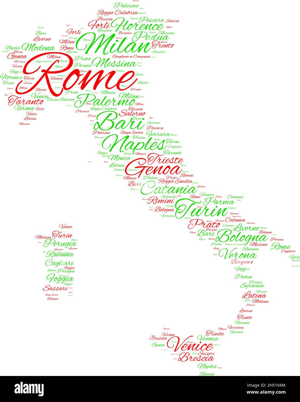 Cities of Italy word cloud Stock Vector Image & Art - Alamy