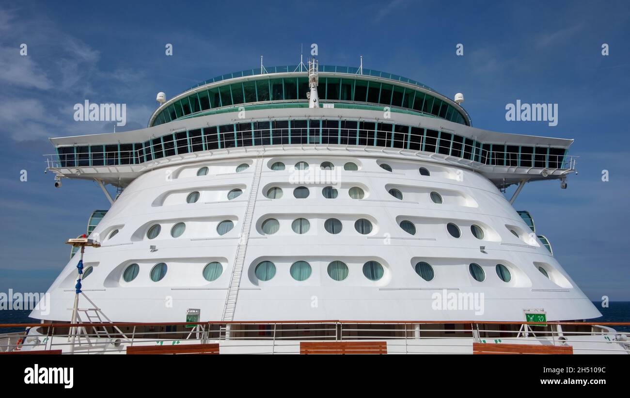 Bridge area of Independence of the Seas, one of the Royal Caribbean ...