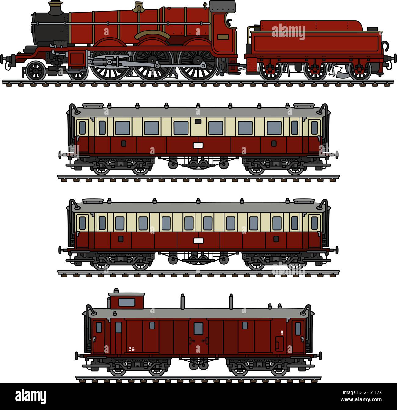 Beige wagon Stock Vector Images - Alamy