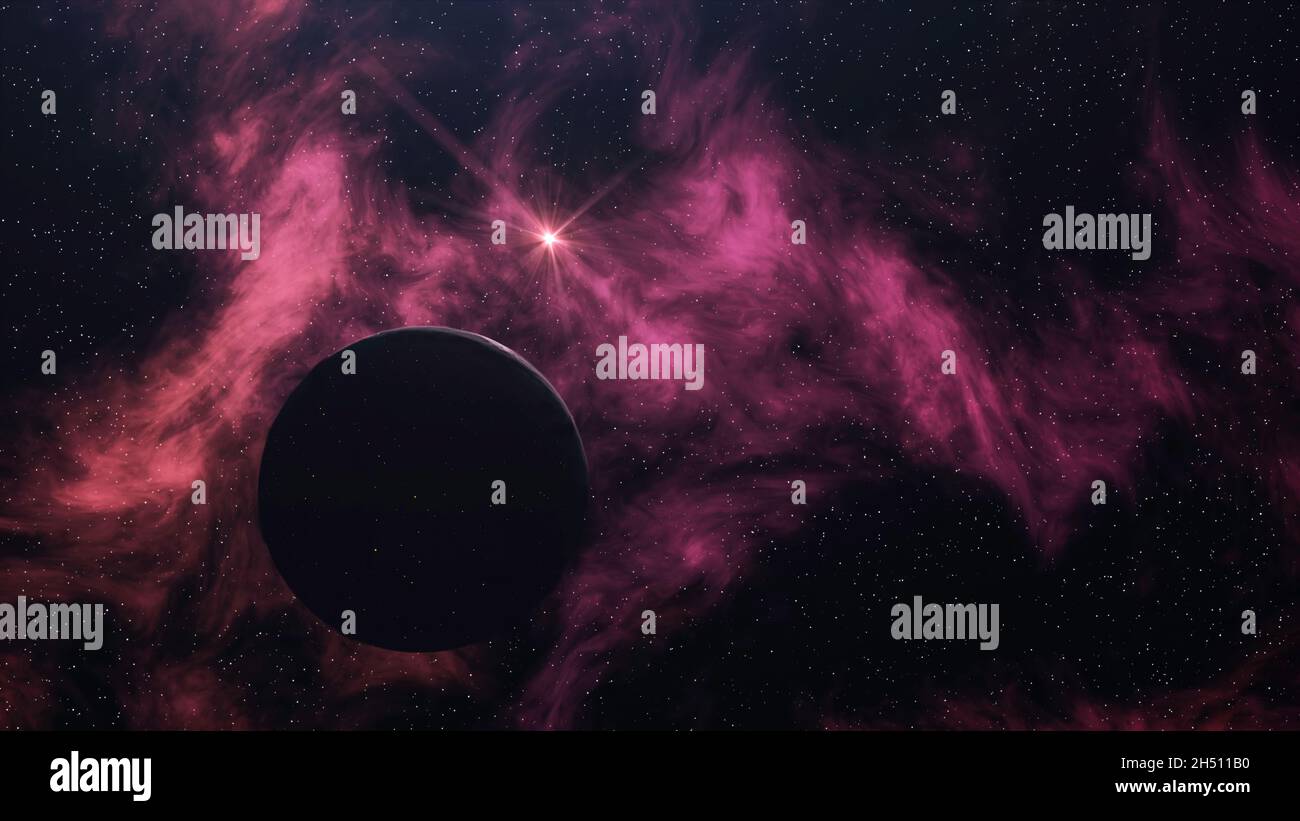 Marvelous colorful abstraction Planet Earth rotation in space with ...