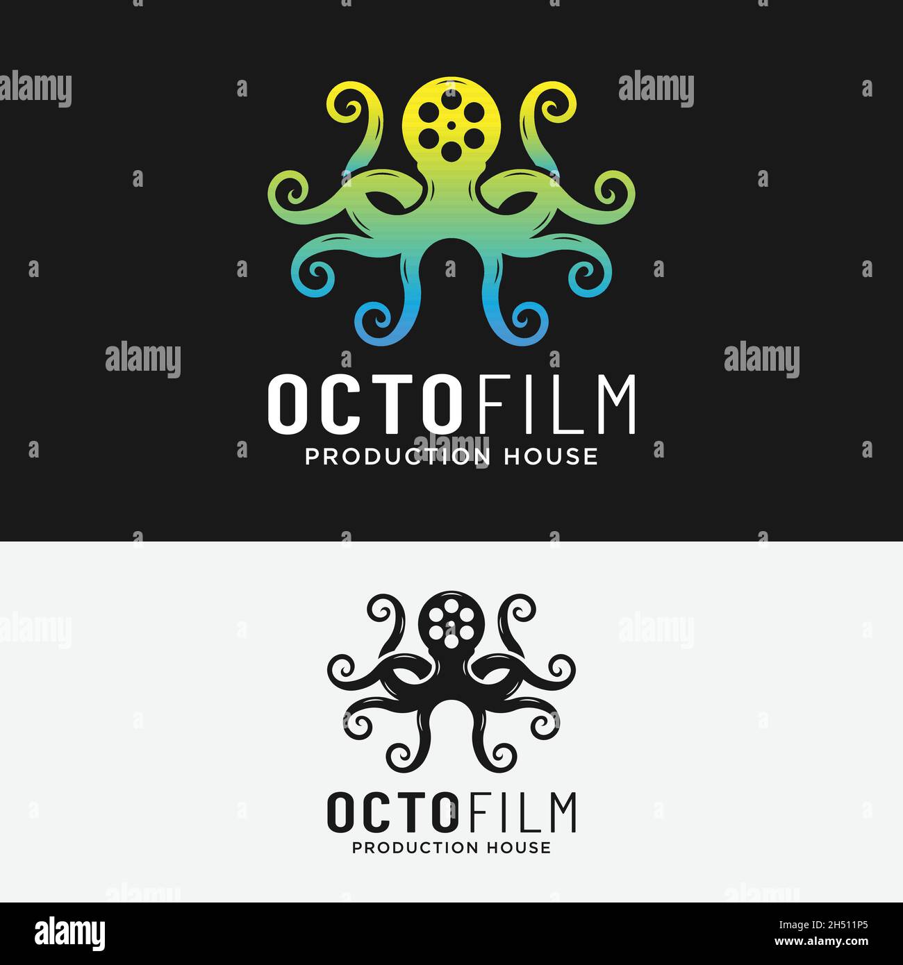 Animal film studio logo Stock Vector Images - Alamy
