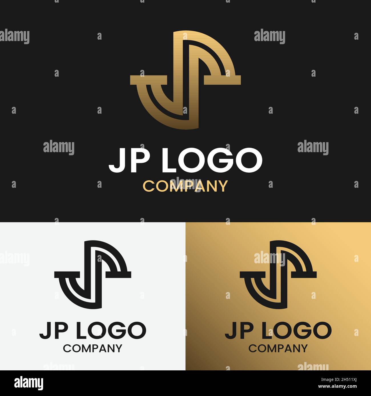 Jp monogram hi-res stock photography and images - Alamy