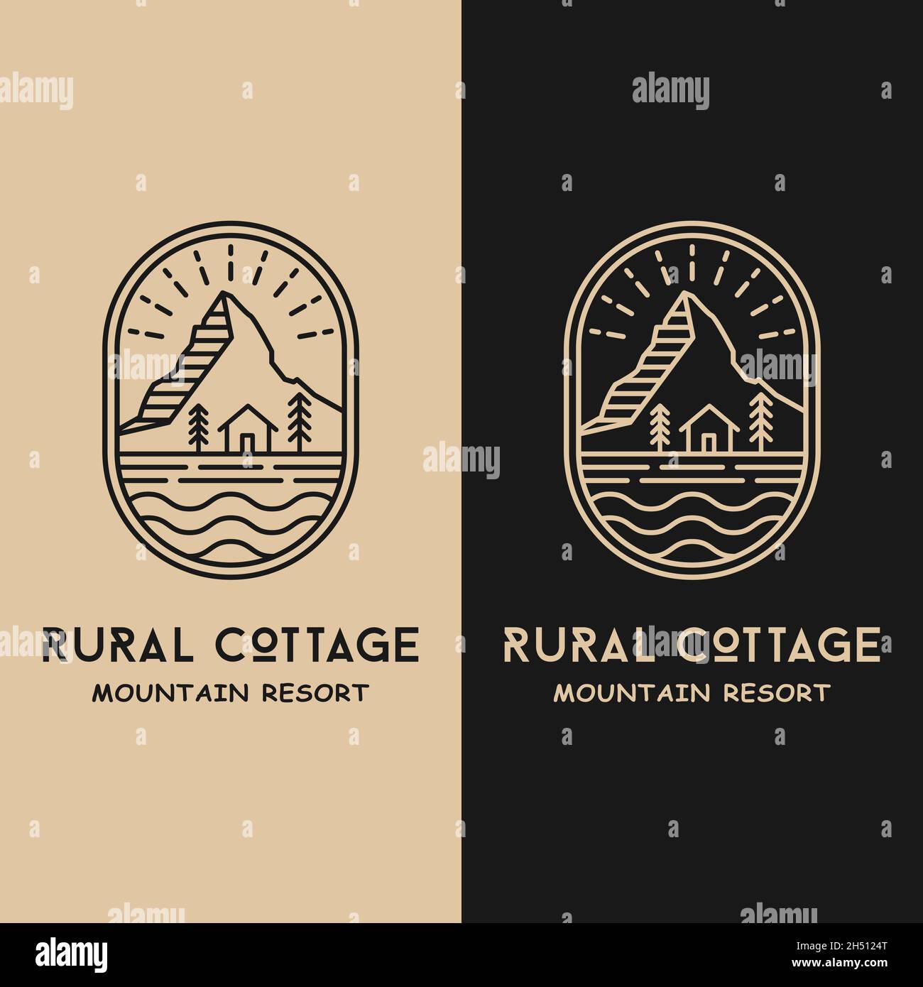 Farming resort Stock Vector Images - Alamy
