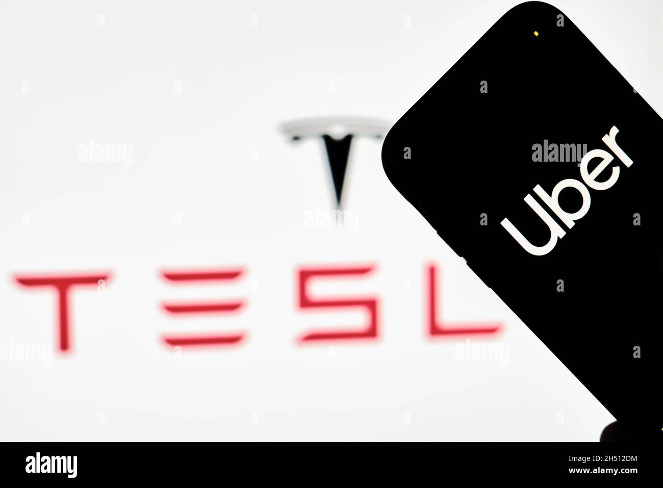 Uber driver ev electric vehicle hi-res stock photography and images - Alamy