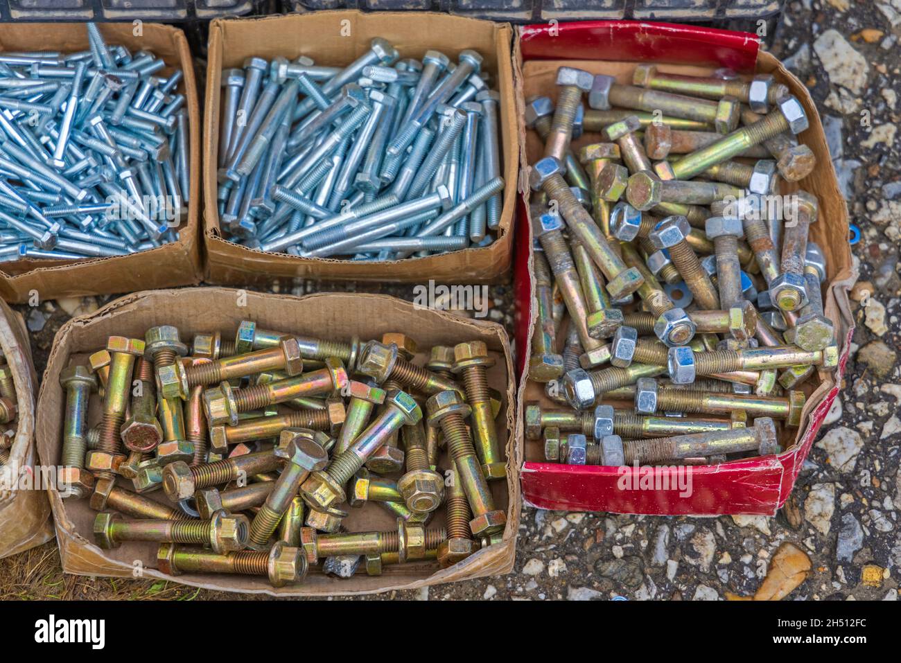 Storage box bolts nuts hi-res stock photography and images - Alamy