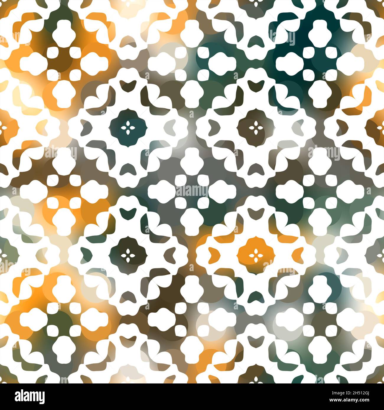 Seamless white on color interior wall tile style surface pattern design ...