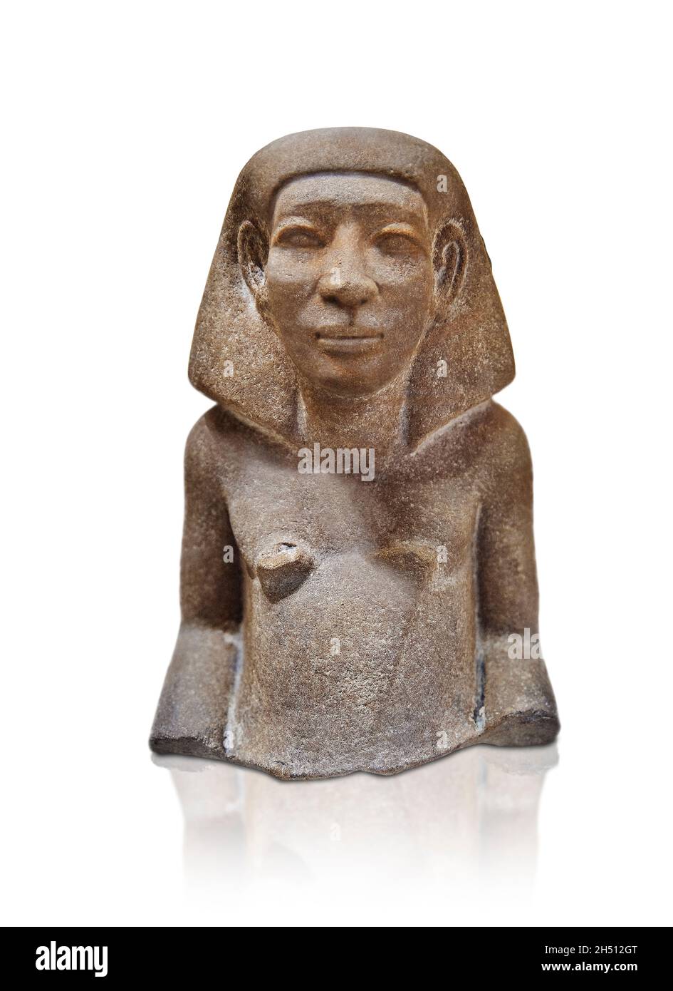 Egyptian statue sculpture of a man, 1757-1712 BC, 18th dynasty . Louvre ...