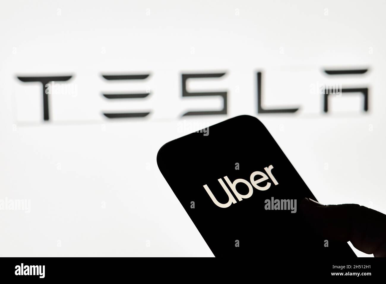 Uber driver ev electric vehicle hi-res stock photography and images - Alamy