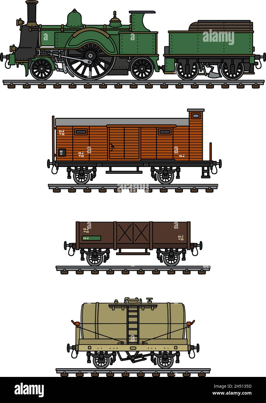 How To Draw A Steam Train