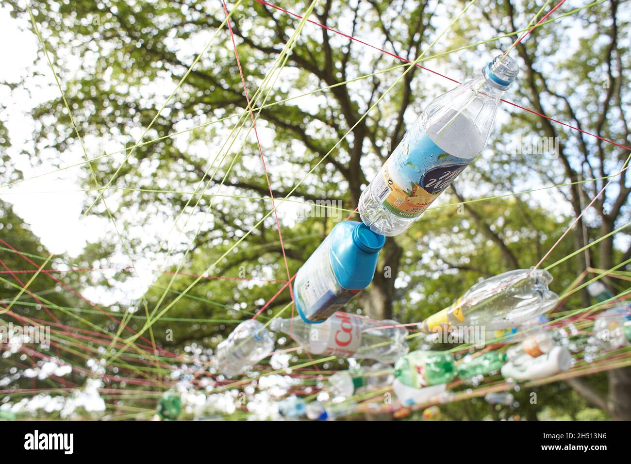 Dublin, Ireland - 10.15.2021: The concept of human pollution of forests ...
