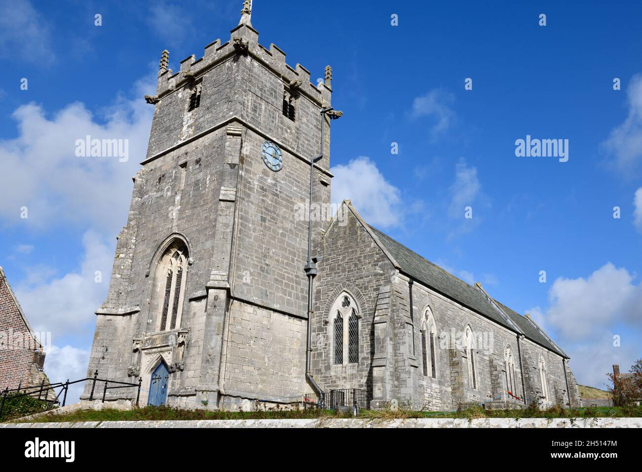 St Edward , King,and Martyr Parish Church Corfe Dorset England uk Stock ...