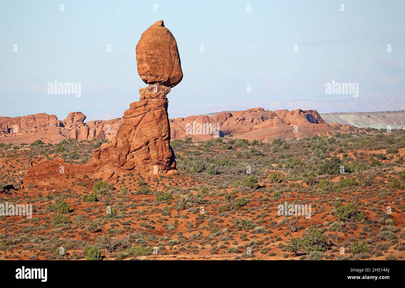 Balanced Rock, Utah Stock Photo - Alamy