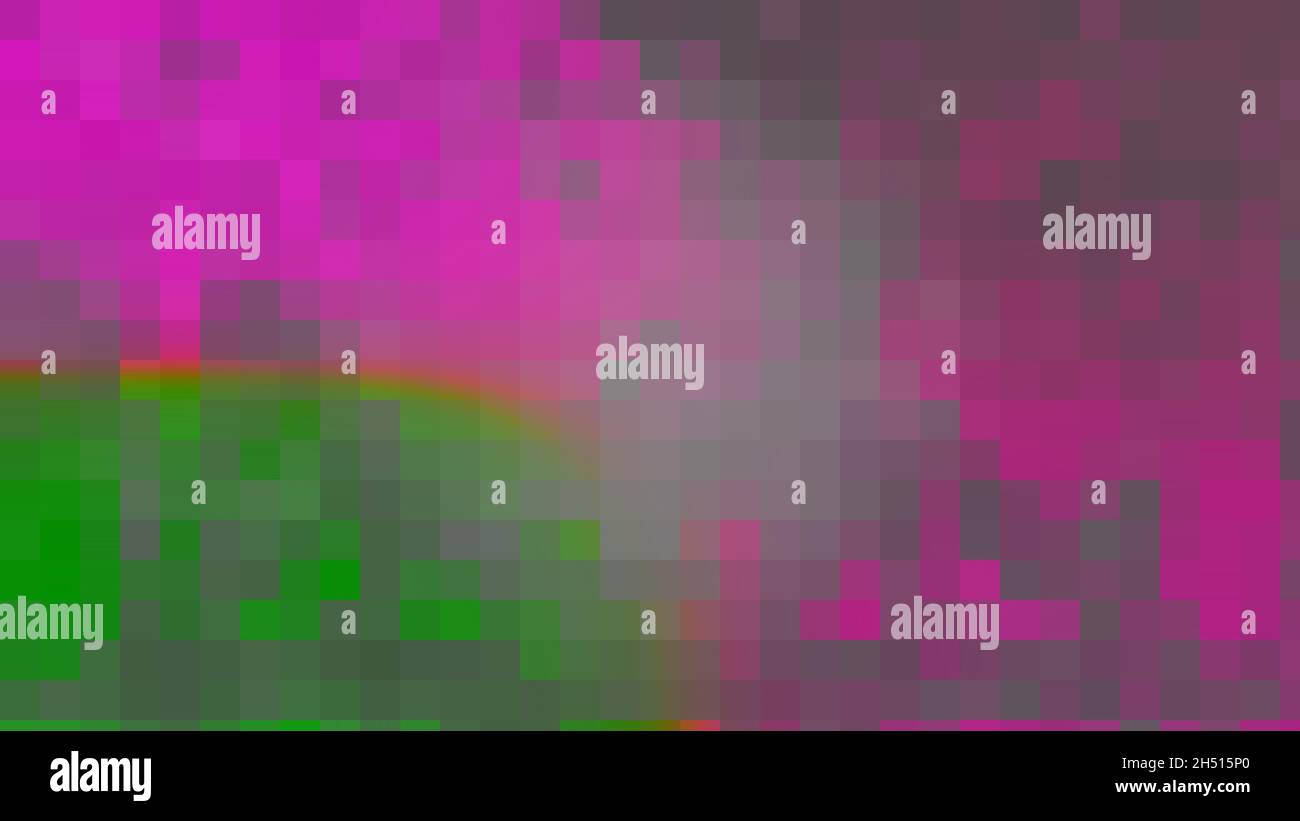 An abstract pixel grid glitch art background image Stock Photo - Alamy