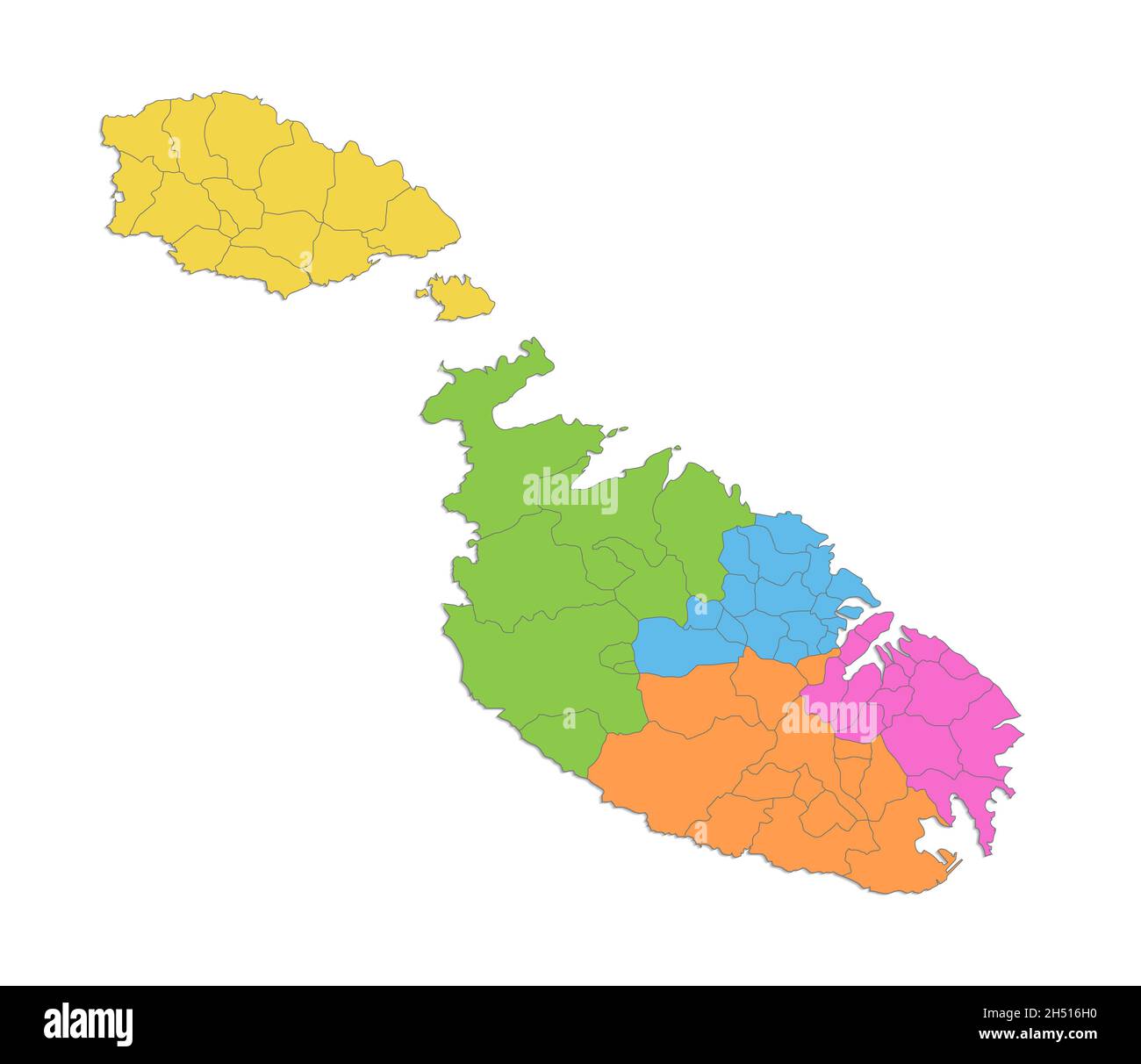 Malta outline hi-res stock photography and images - Alamy