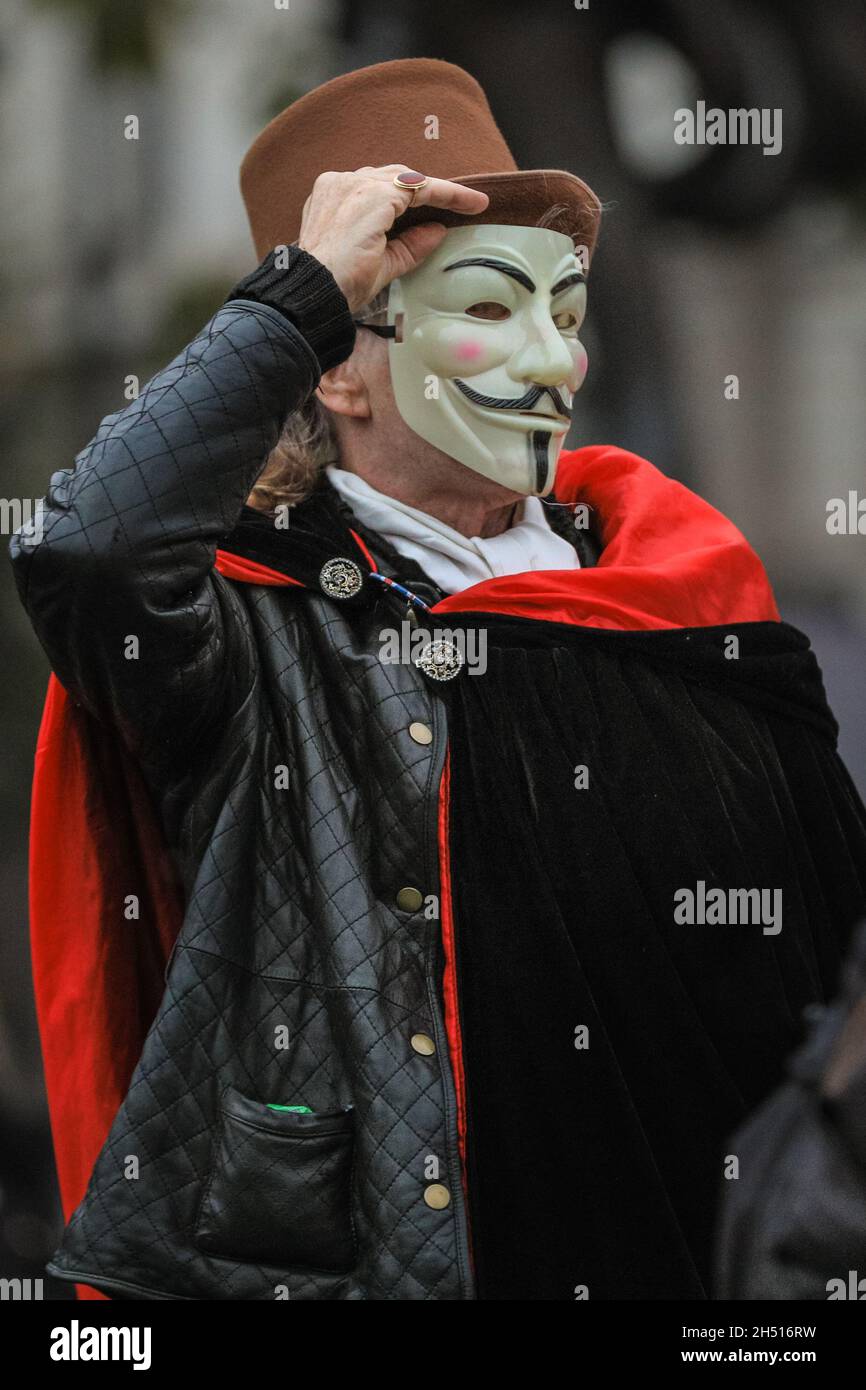 Westminster, London, UK. 5th Nov, 2021. Protesters from the annual ...