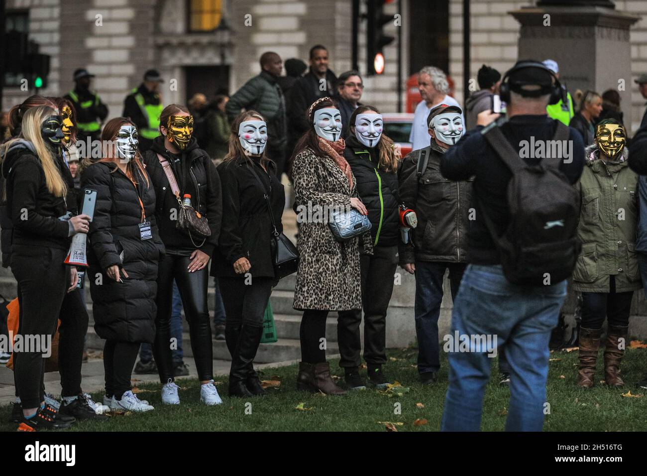 Westminster, London, UK. 5th Nov, 2021. Protesters from the annual ...
