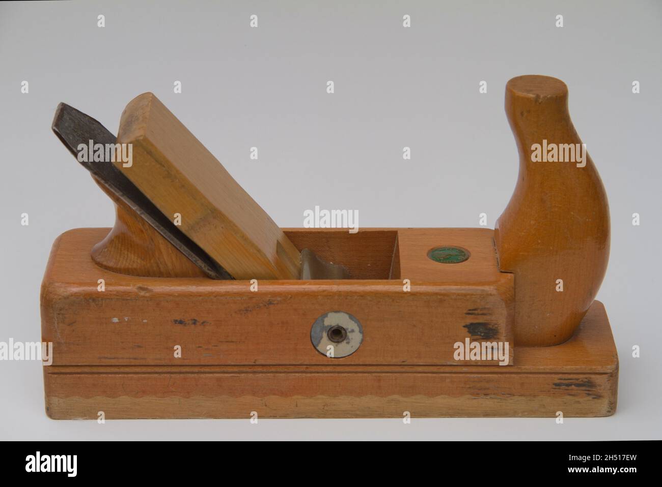 Carpenter's wooden planer made of hard wood Stock Photo - Alamy