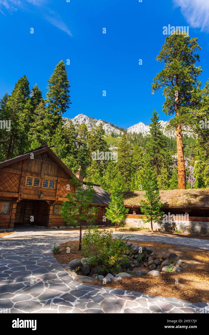 Vikingsholm Castle, Emerald Bay State Park, Lake Tahoe, California USA ...