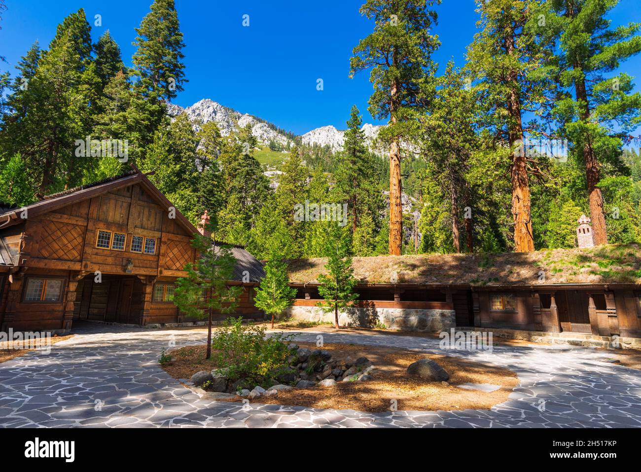 Vikingsholm Castle, Emerald Bay State Park, Lake Tahoe, California USA ...