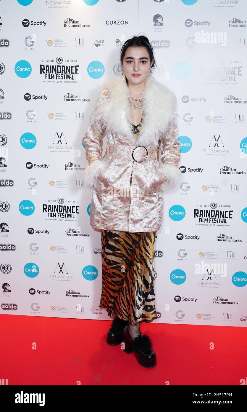 Yasmin Mills attending the world Premiere of A Bird Flew In at Curzon ...