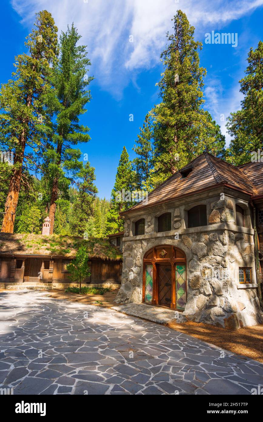 Vikingsholm Castle, Emerald Bay State Park, Lake Tahoe, California USA ...