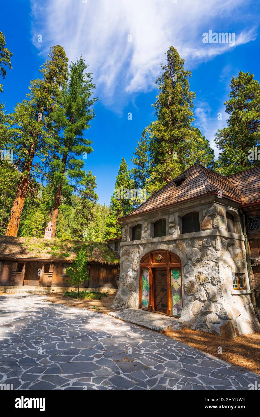 Vikingsholm Castle, Emerald Bay State Park, Lake Tahoe, California USA ...