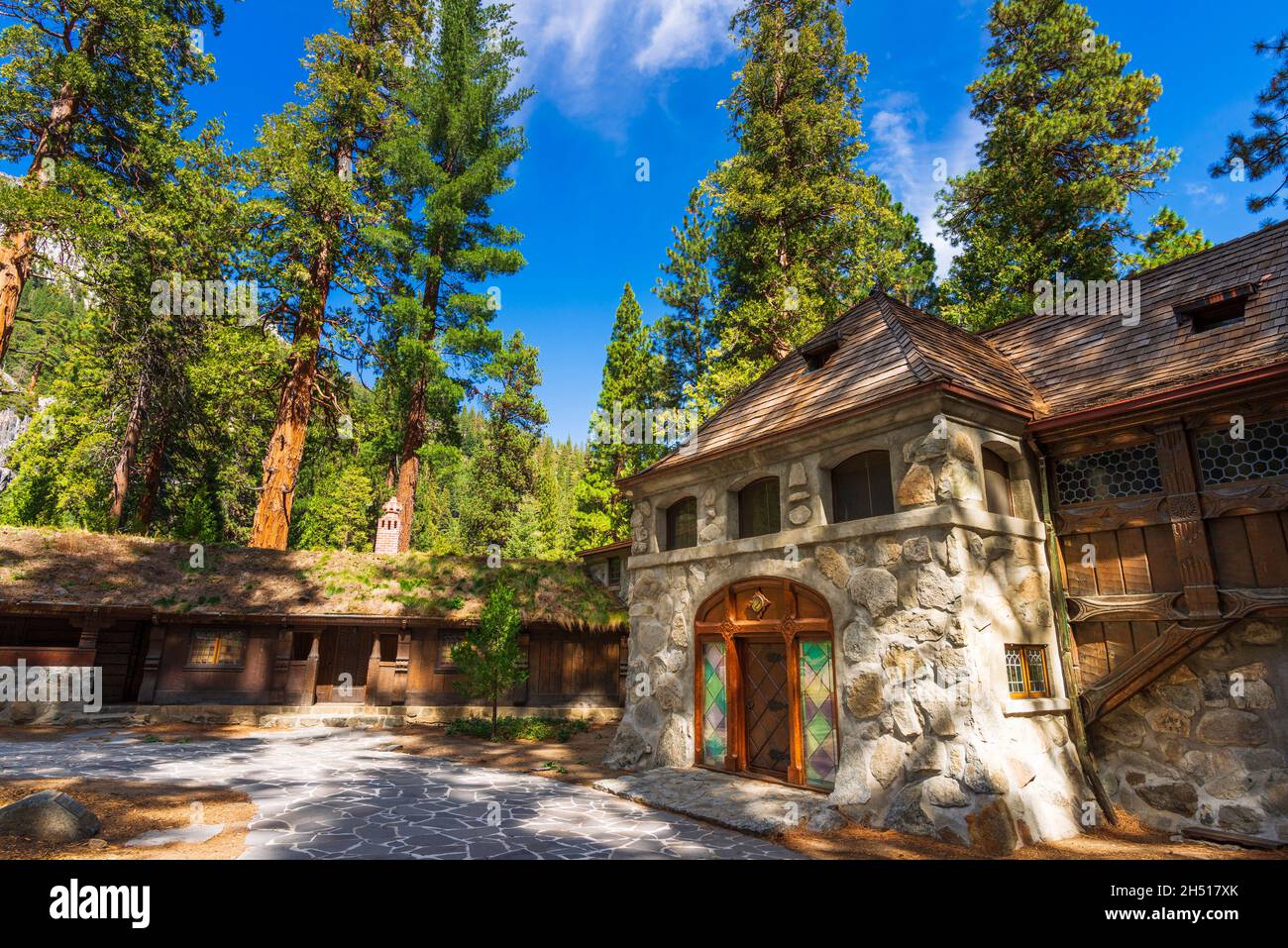 Vikingsholm Castle, Emerald Bay State Park, Lake Tahoe, California USA ...
