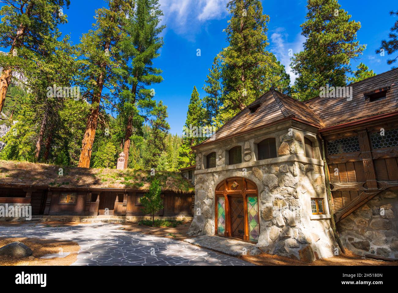 Vikingsholm Castle, Emerald Bay State Park, Lake Tahoe, California USA ...