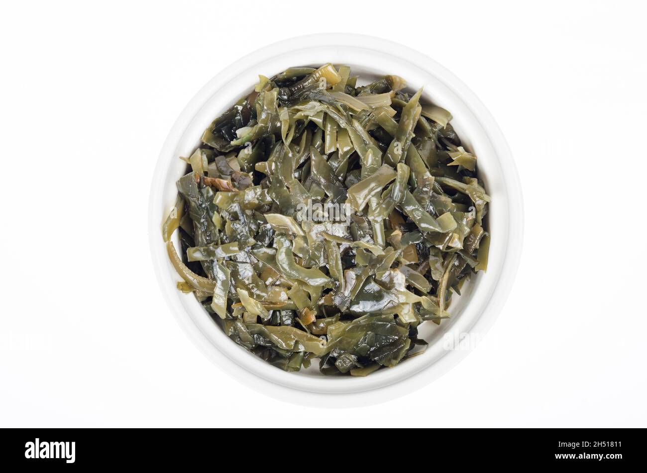 Pickled seaweed, vegan menu. Studio Photo Stock Photo - Alamy