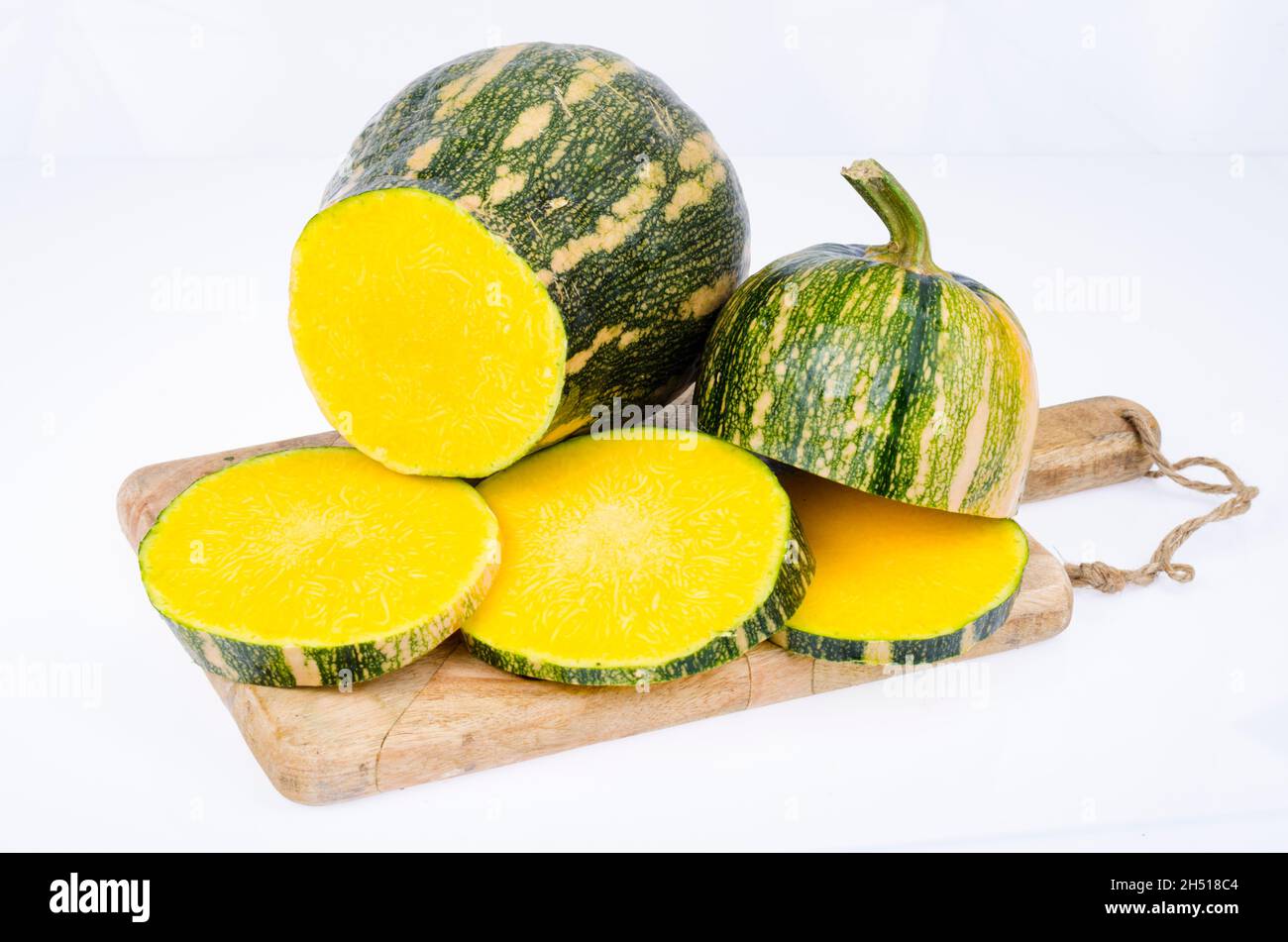 Ripe raw butternut squash, sliced. Studio Photo Stock Photo - Alamy