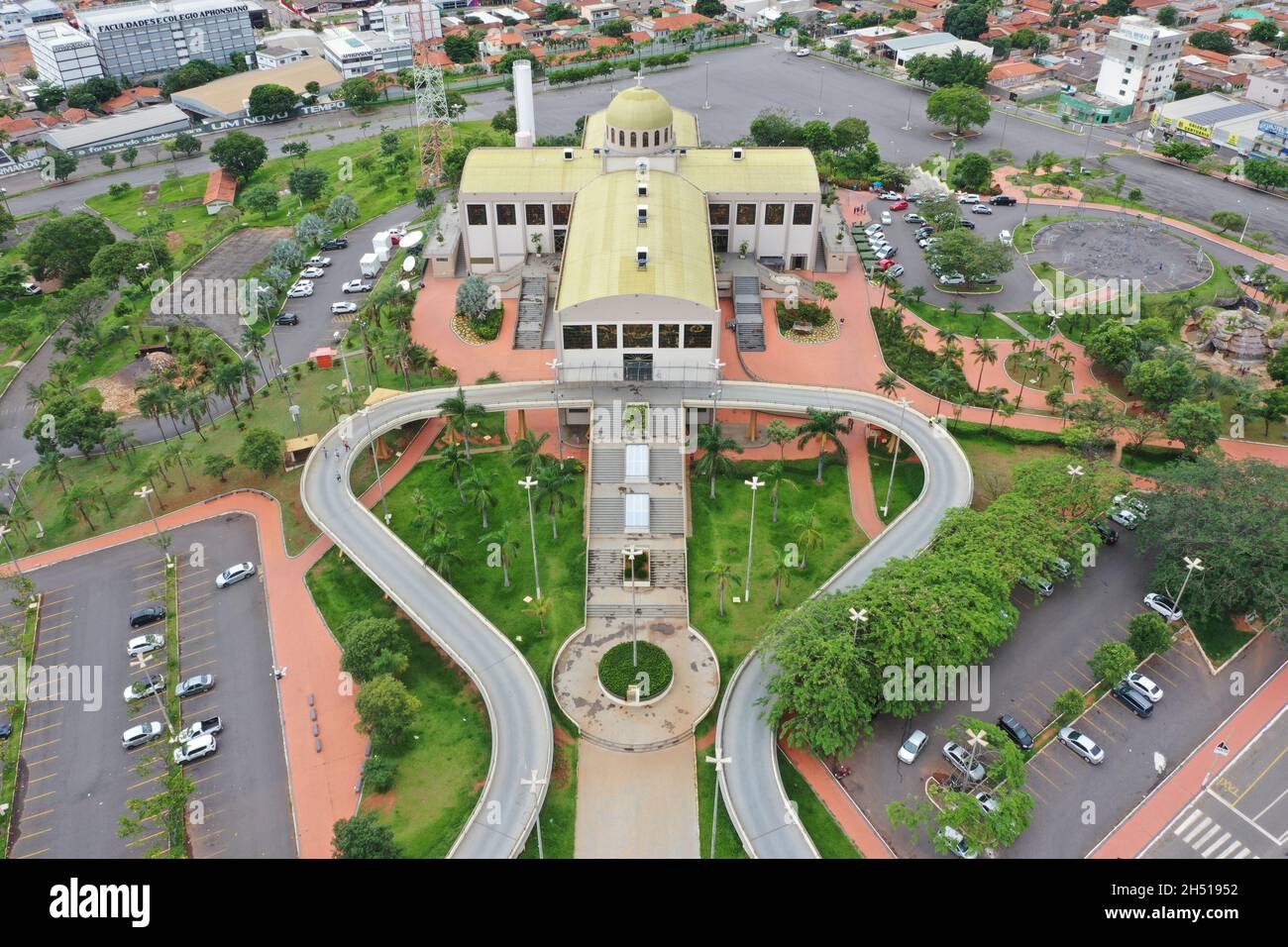 TRINDADE, BRAZIL - Jan 02, 2021: A breathtaking aerial view of the ...