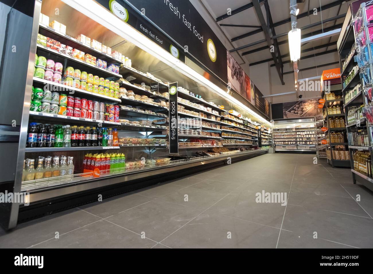 JOHANNESB, SOUTH AFRICA - Aug 16, 2021: The interior of Woolworths ...