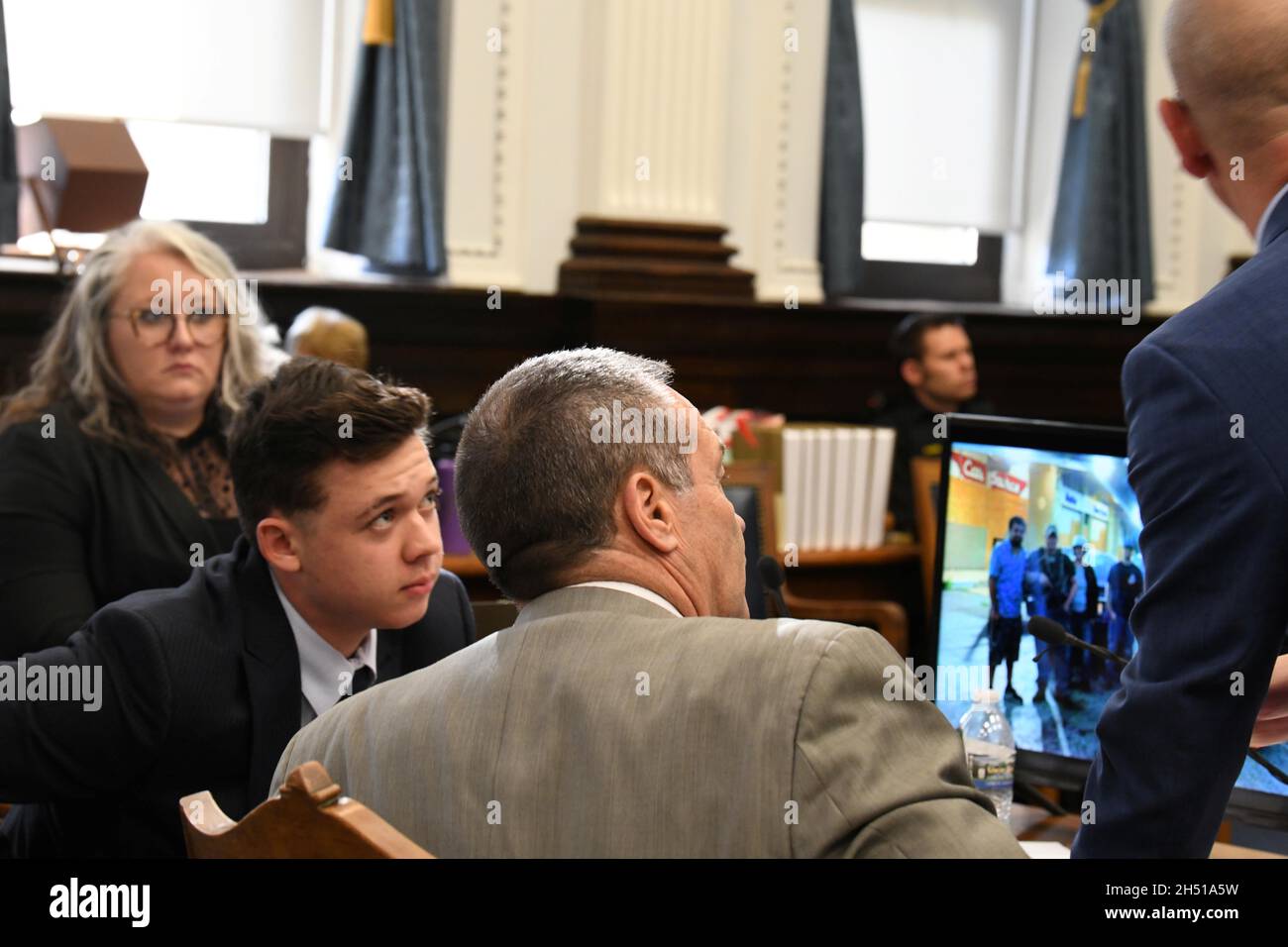 Kyle rittenhouse court hi-res stock photography and images - Alamy