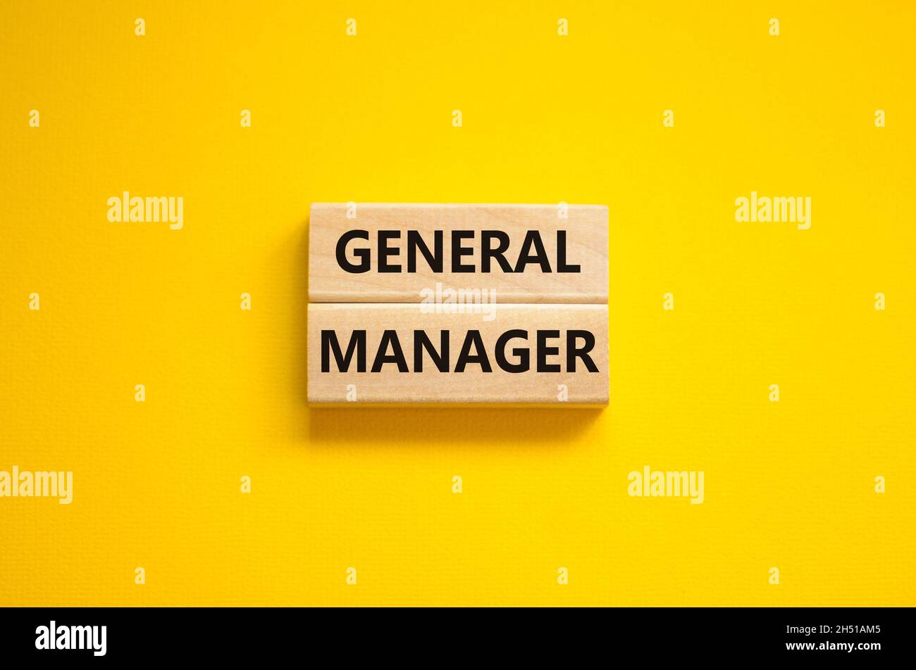 General manager symbol. Concept words General manager on wooden blocks ...