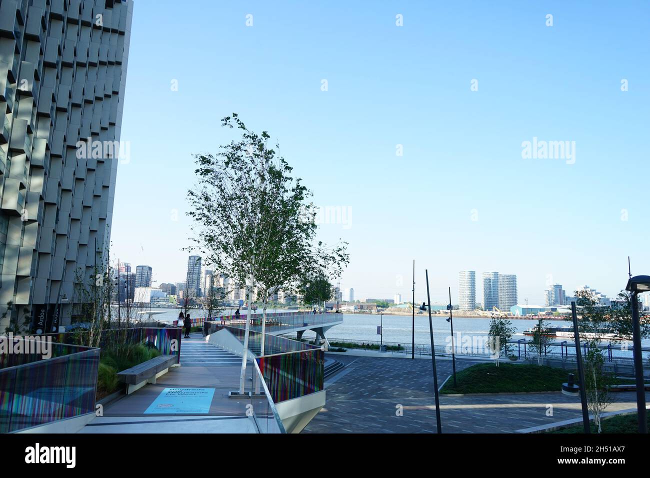 Peninsula Square at the O2 Arena, London, England, United Kingdom Stock ...