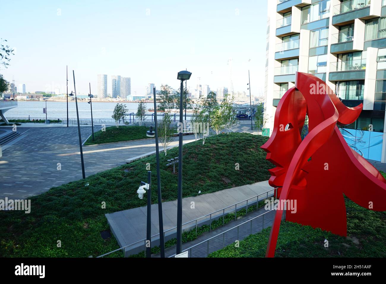 Peninsula Square at the O2 Arena, London, England, United Kingdom Stock ...